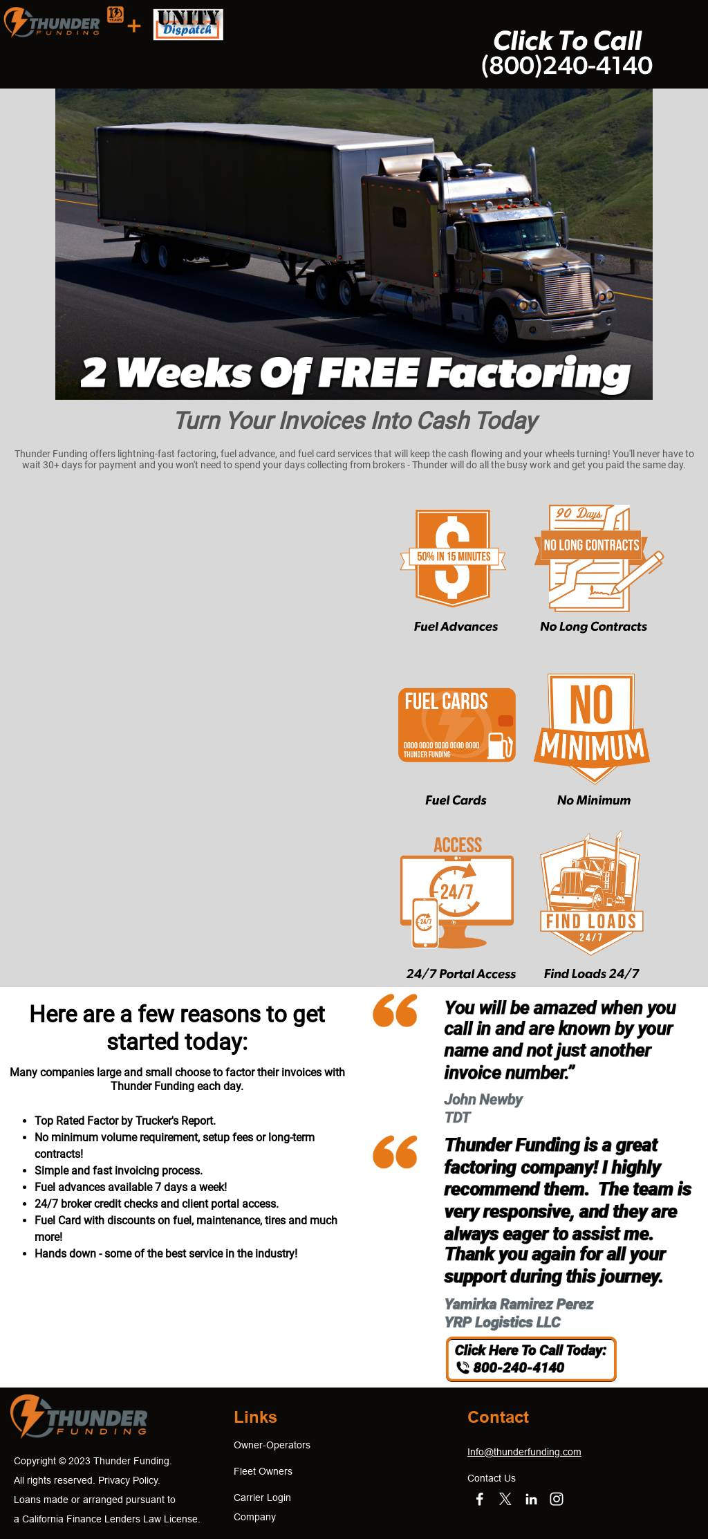 Thunder + Unity Dispatch