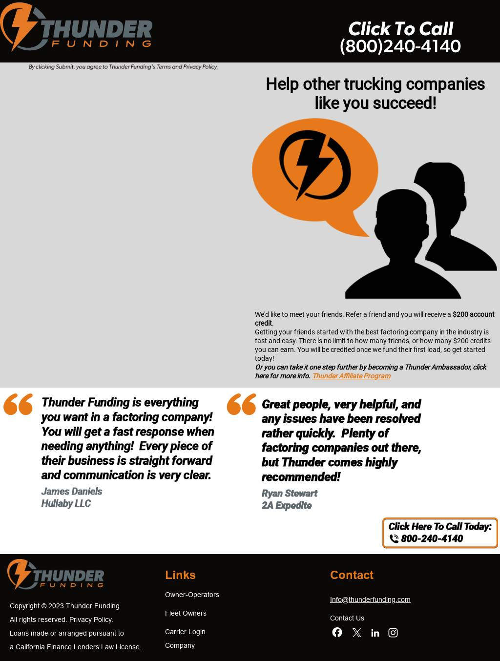 Thunder Referral Program