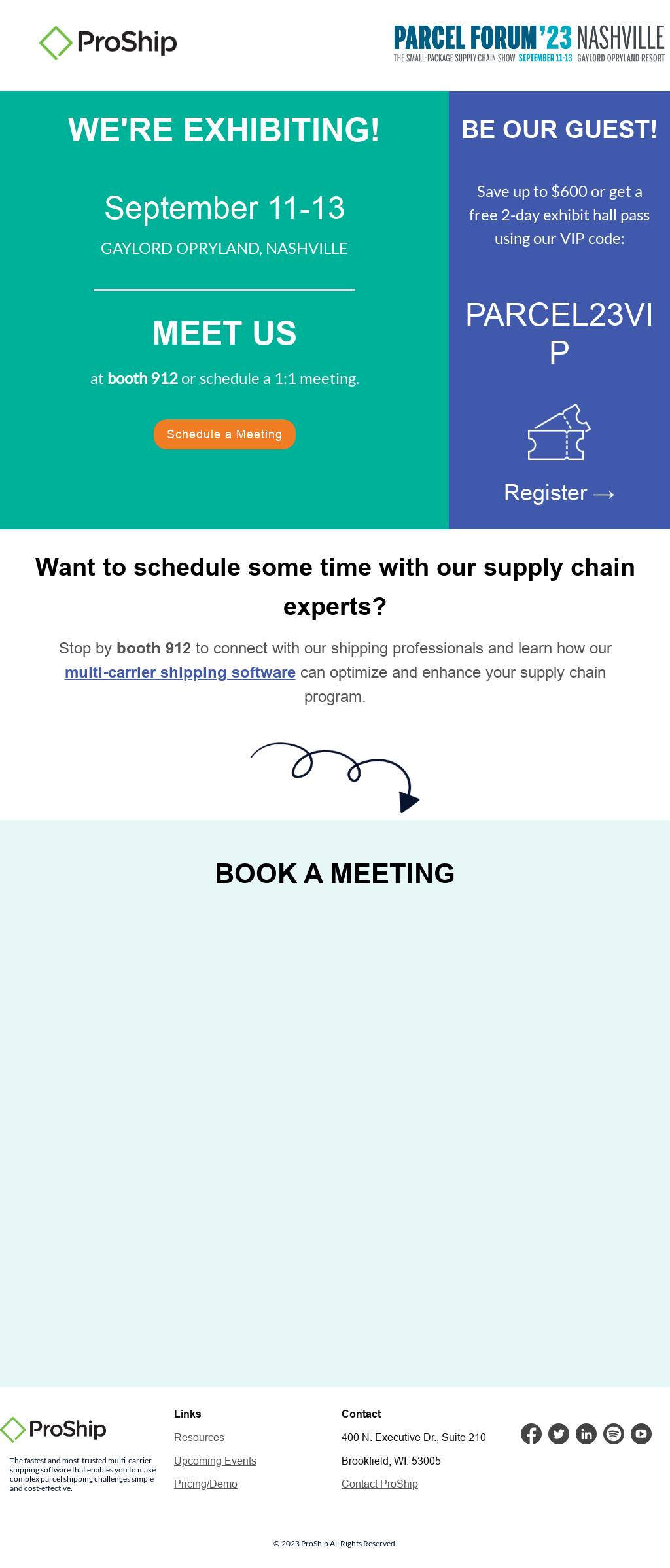 Parcel Forum 2023 | ProShip, Inc.